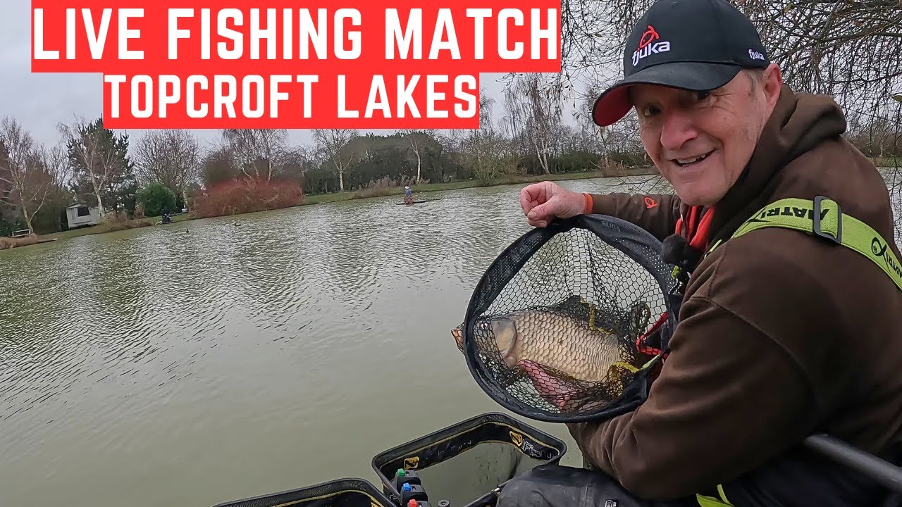 Live Fishing Match Topcroft lakes nr35 2bu, #matchfishinguk - YouTube
