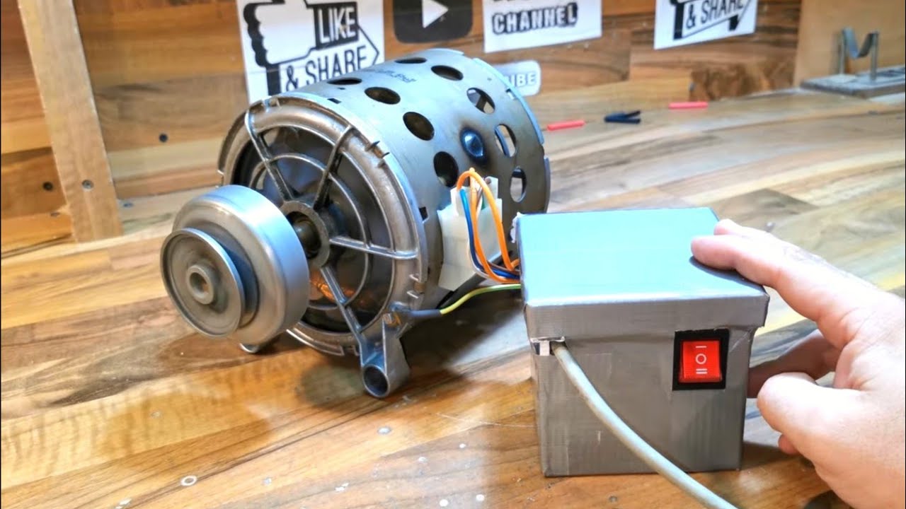 How to Connect 2 Capacitor and 1 Switch for 2 Speed to Brushless ...