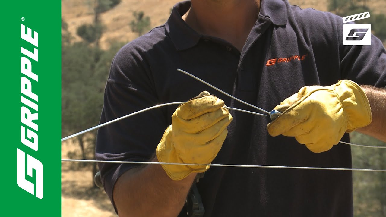 Repairing High Tensile Smooth Wire - Re-Join - YouTube