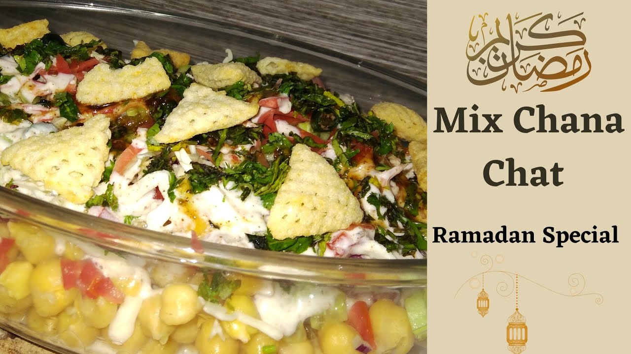 Mix Chana Chaat| Quick aftaar recipe| Chicpeas Salad| Easy & healthy ...