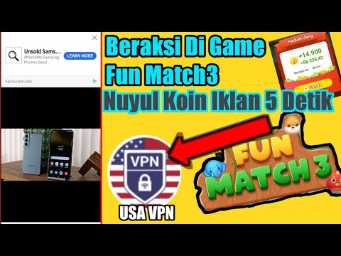 Iklan 5 Detik Game Fun match3 paKek USA VPN para Tuyuler Beraksi - YouTube