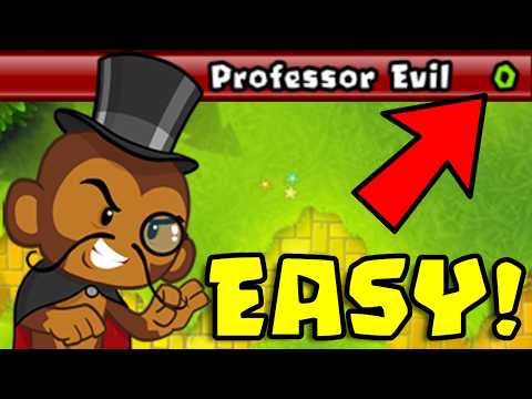 Easily Beat the NEW Professor Evil Challenge... (Bloons TD Battles)