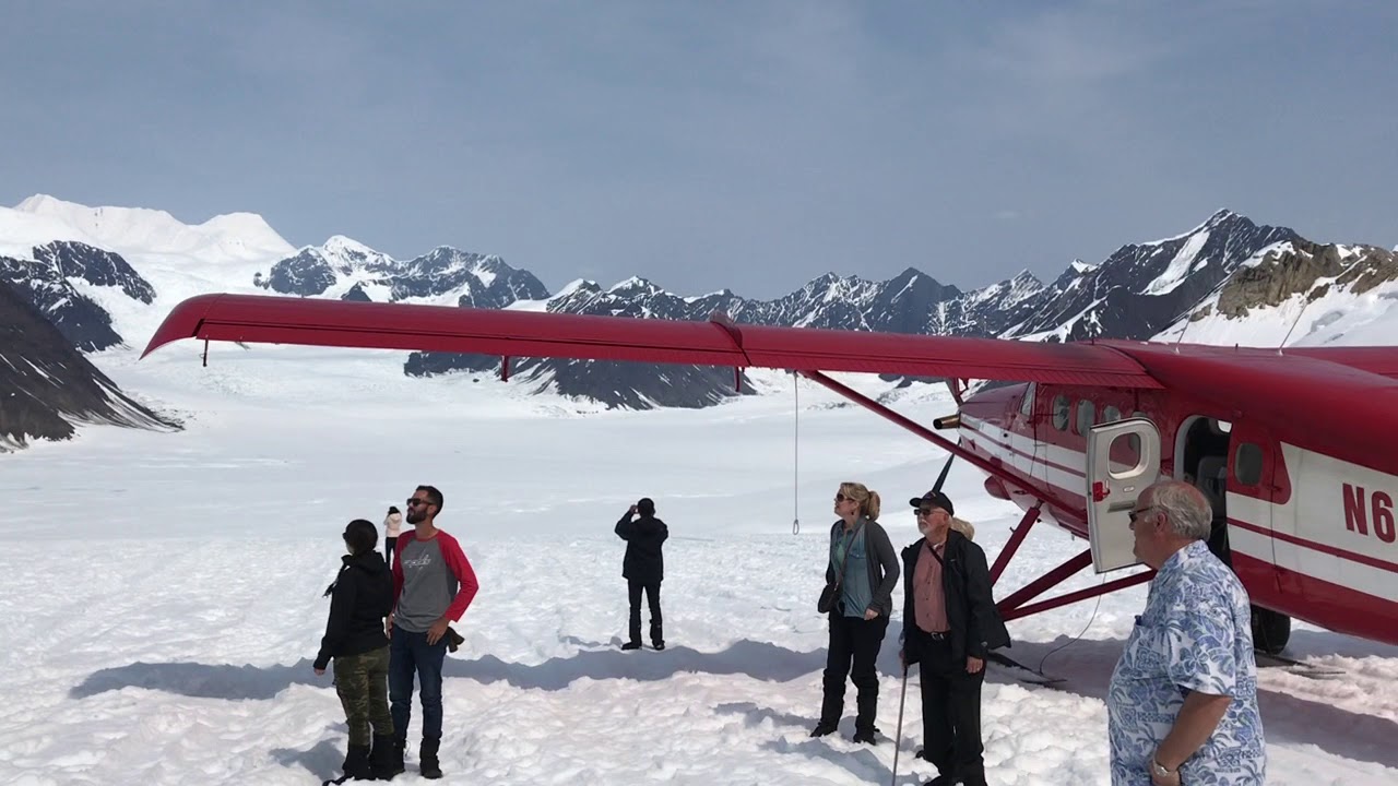 View from Ruth Glacier, Alaska - YouTube