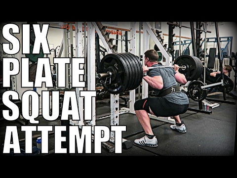 6 PLATE SQUAT PR ATTEMPT!! 579lbs (262.5kg) - YouTube