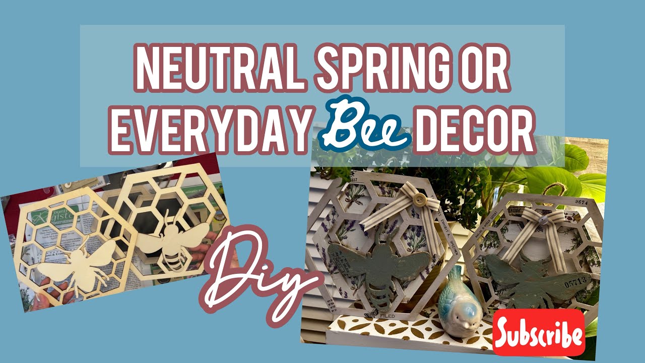 🐝FRENCH COUNTRY BEE DECOR DIY~Using DollarTree Items ...