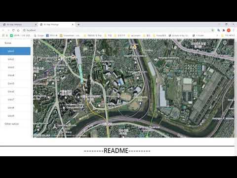 web 3d map application portfolio - YouTube