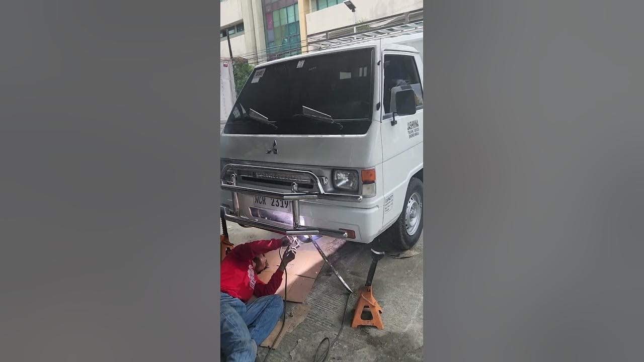 stainless bullbar front and rear with topload and ladder for Mitsubishi L300 ANY model available ...