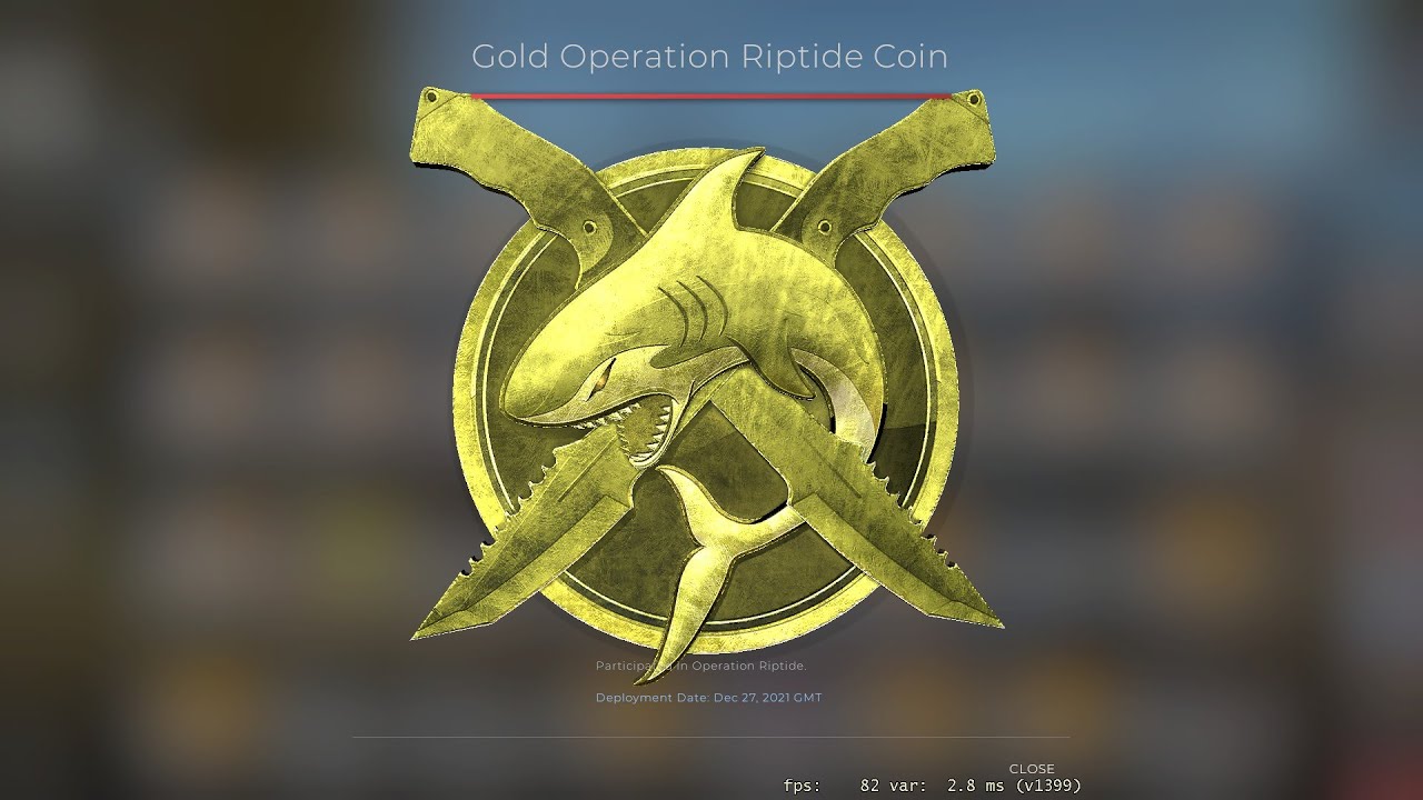 CS:GO - Medalla de ORO de la Operación Riptide - YouTube