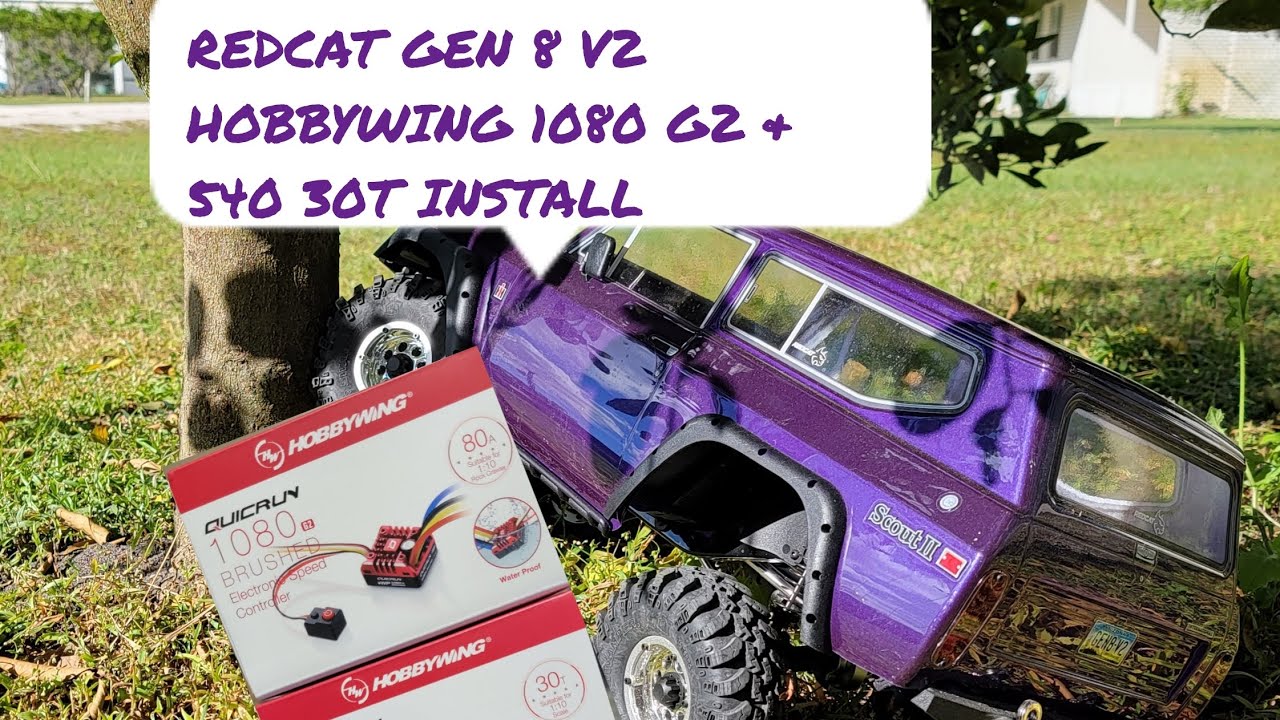 More Control for the Redcat Gen8 V2 from Hobbywing! - YouTube