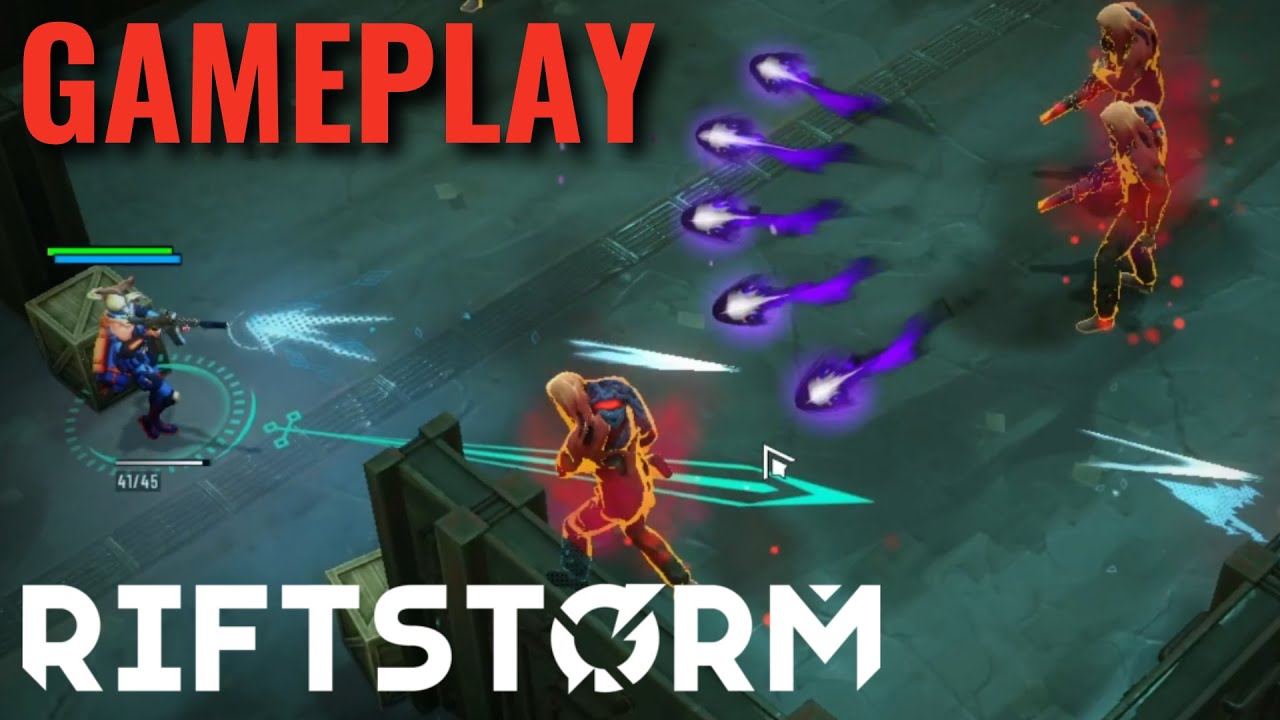 Riftstorm Pre-Alpha Gameplay | Epic Roguelite Top-Down Shooter - YouTube