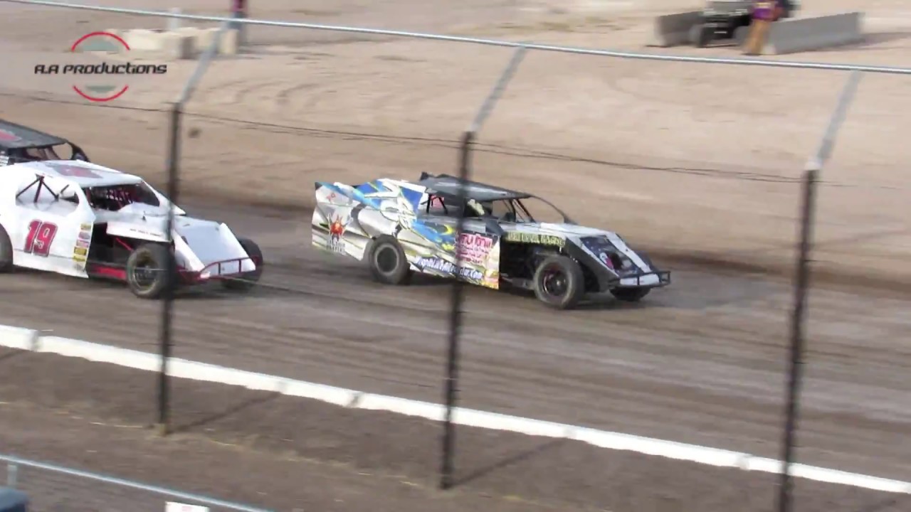 Millard County Raceway Sport Mod Heat Race 6/15/18 - YouTube