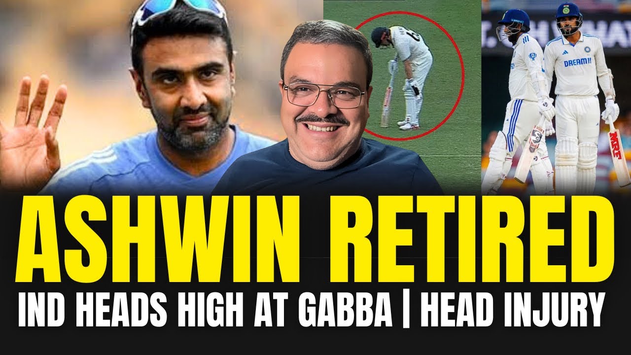 Ashwin Announces Retirement | Indian Heads High at Gabba | Travis Head ...