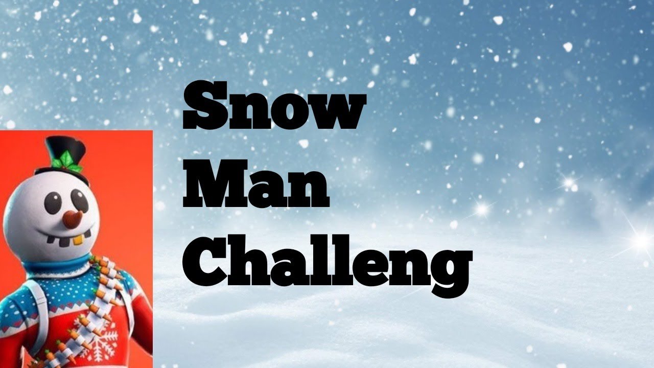 snowman challenge - YouTube