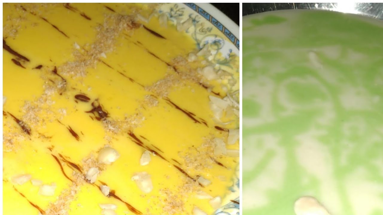 bread pudding /carrot badam pudding/2type pudding recipe - YouTube