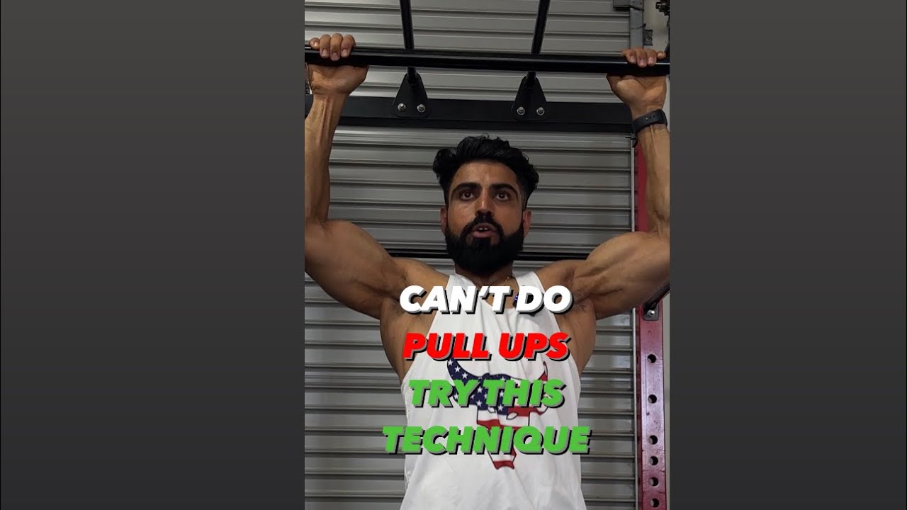 Can’t do Pull-Ups, Try this technique #pullups #pullup #pullupsworkout #gymworkout #exercisetips ...