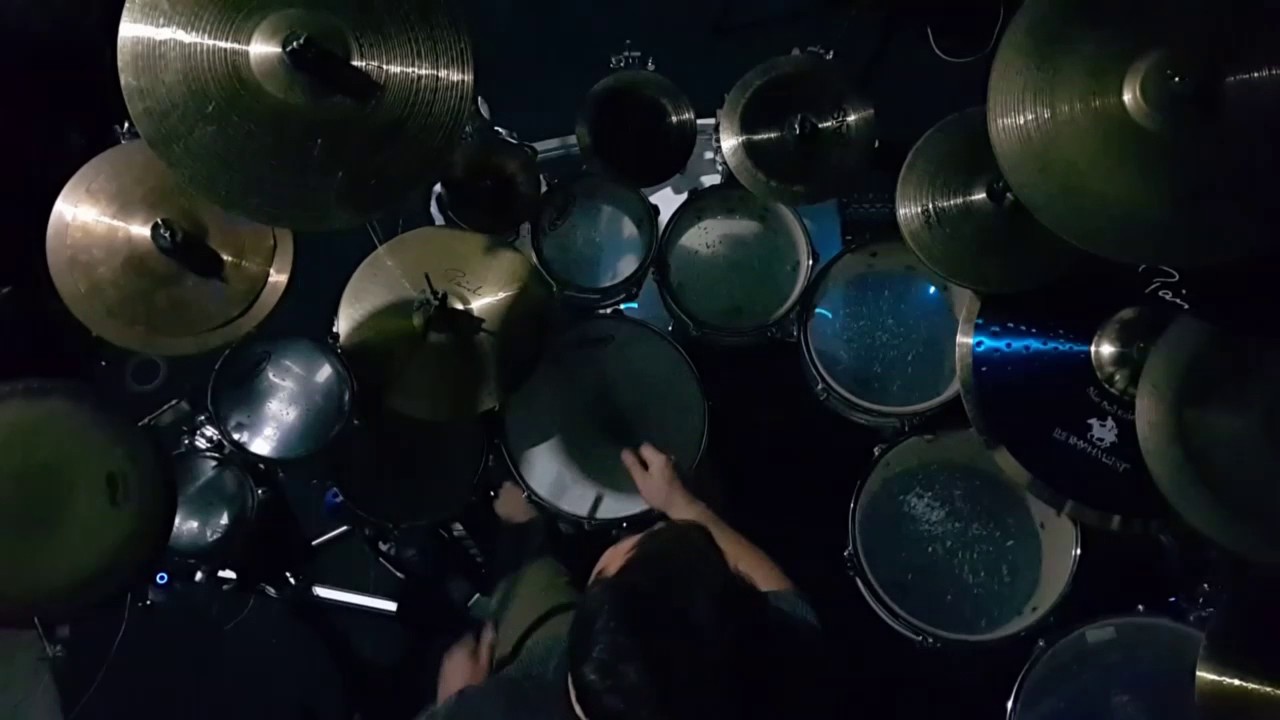 LED triggered Yamaha Drums, Stage Custom Birch - YouTube