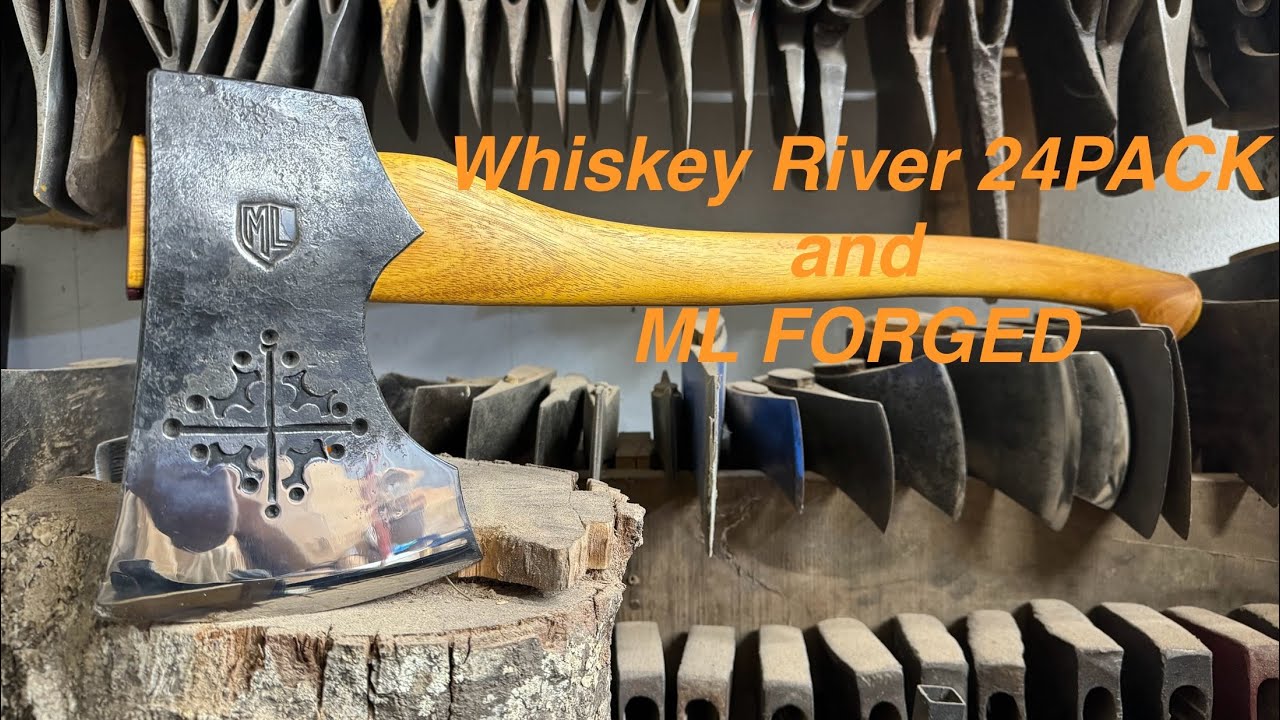 The new and improved WHISKEY RIVER 24” Pack Axe handle paired with ML ...