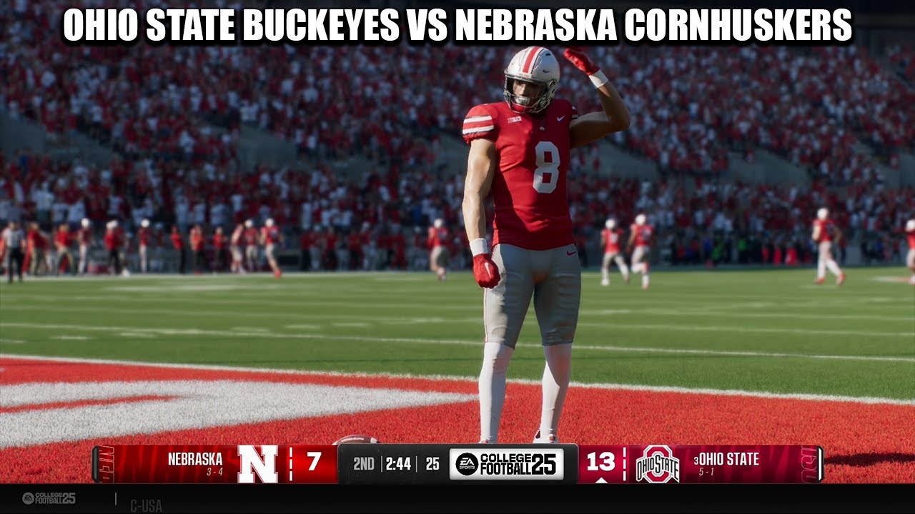 College Football 25 | Ohio State Buckeyes vs Nebraska Cornhuskers ...