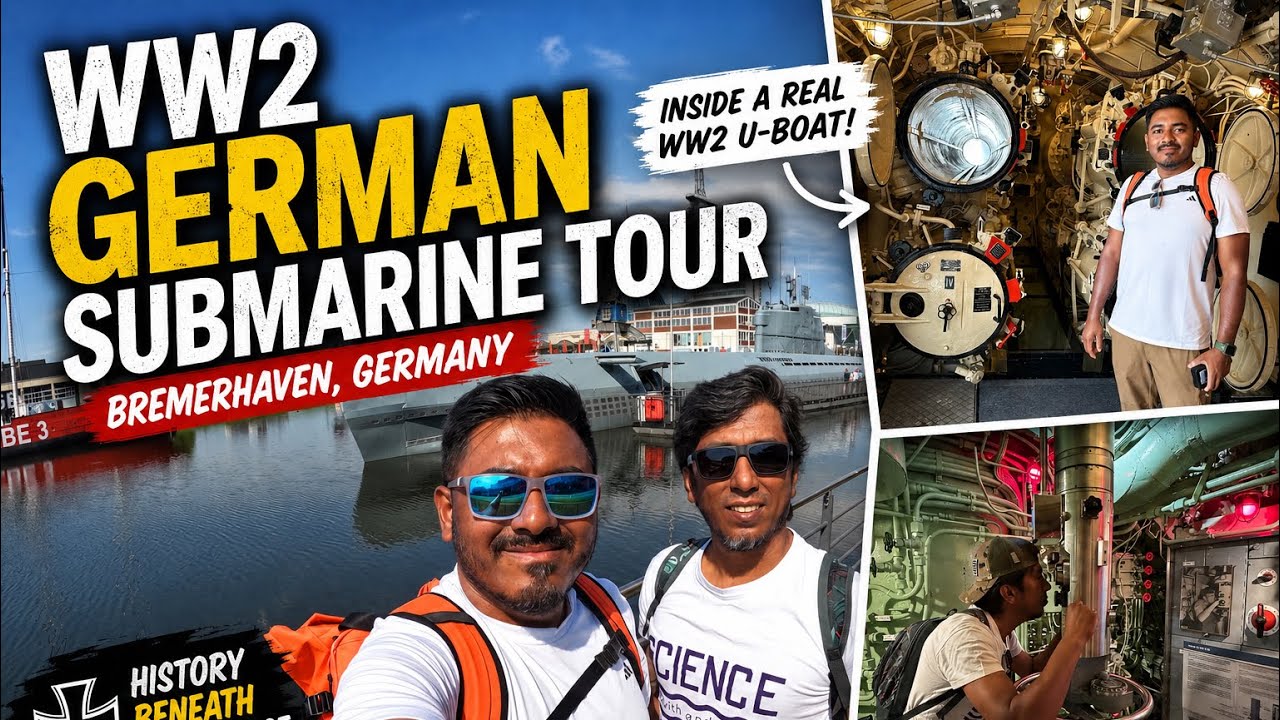 Visiting a Real WW2 German Submarine | Wilhelm Bauer Submarine Tour in ...