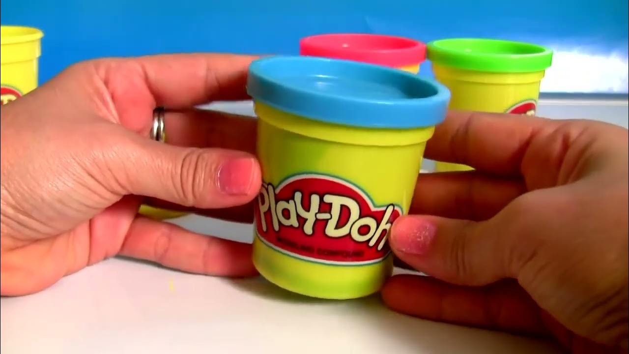 Play Doh Back To School Chalkboard Playset Learn Shapes & Numbers - YouTube