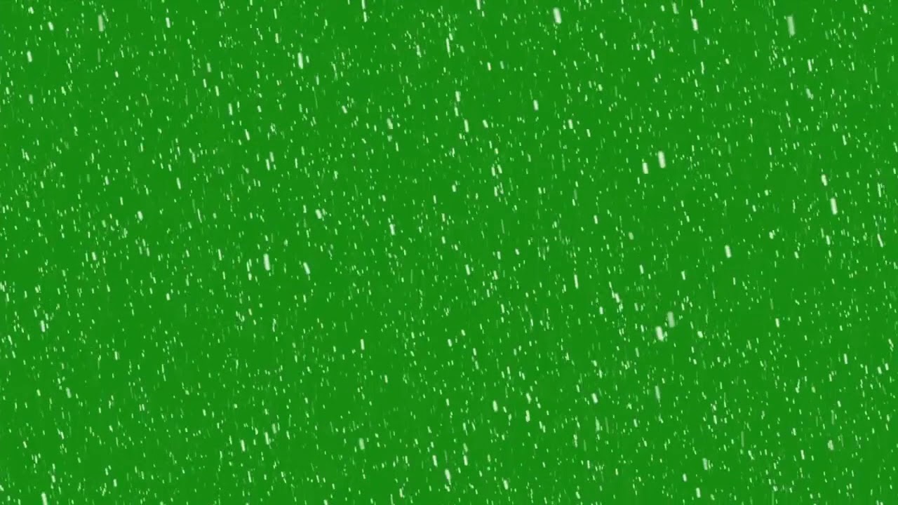 Snow Effect Green Screen (1 hour) for Final Cut Pro, Adobe Premiere ...
