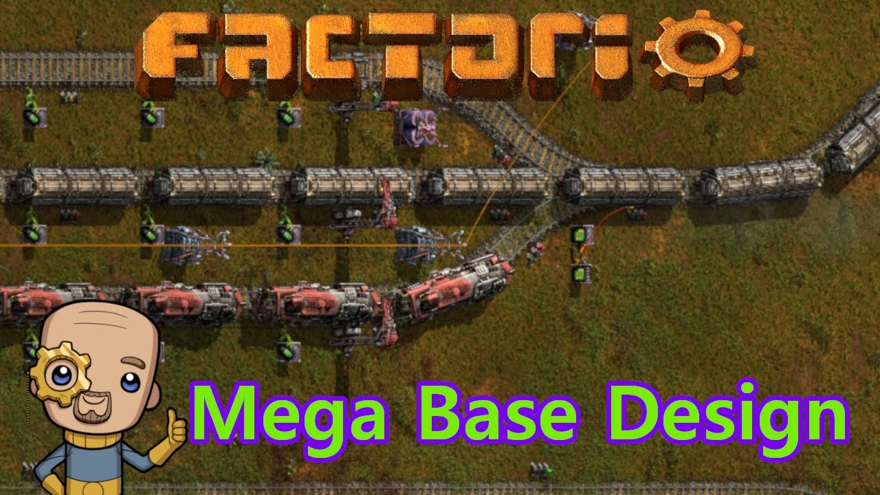 Factorio : How big a train is too big? : Mega Base Ep1 - YouTube