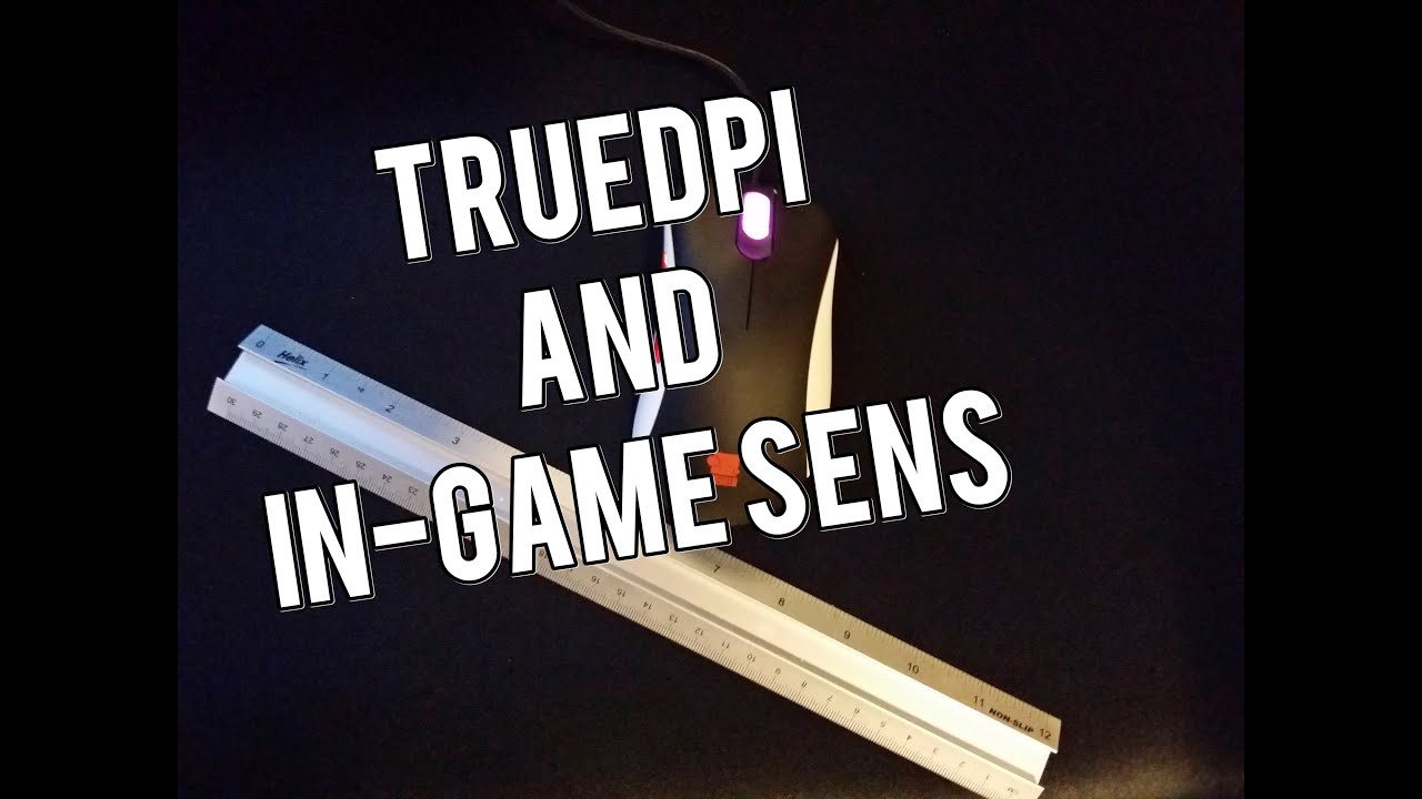 How to measure mouse DPI and calculate in-game sensitivity - YouTube