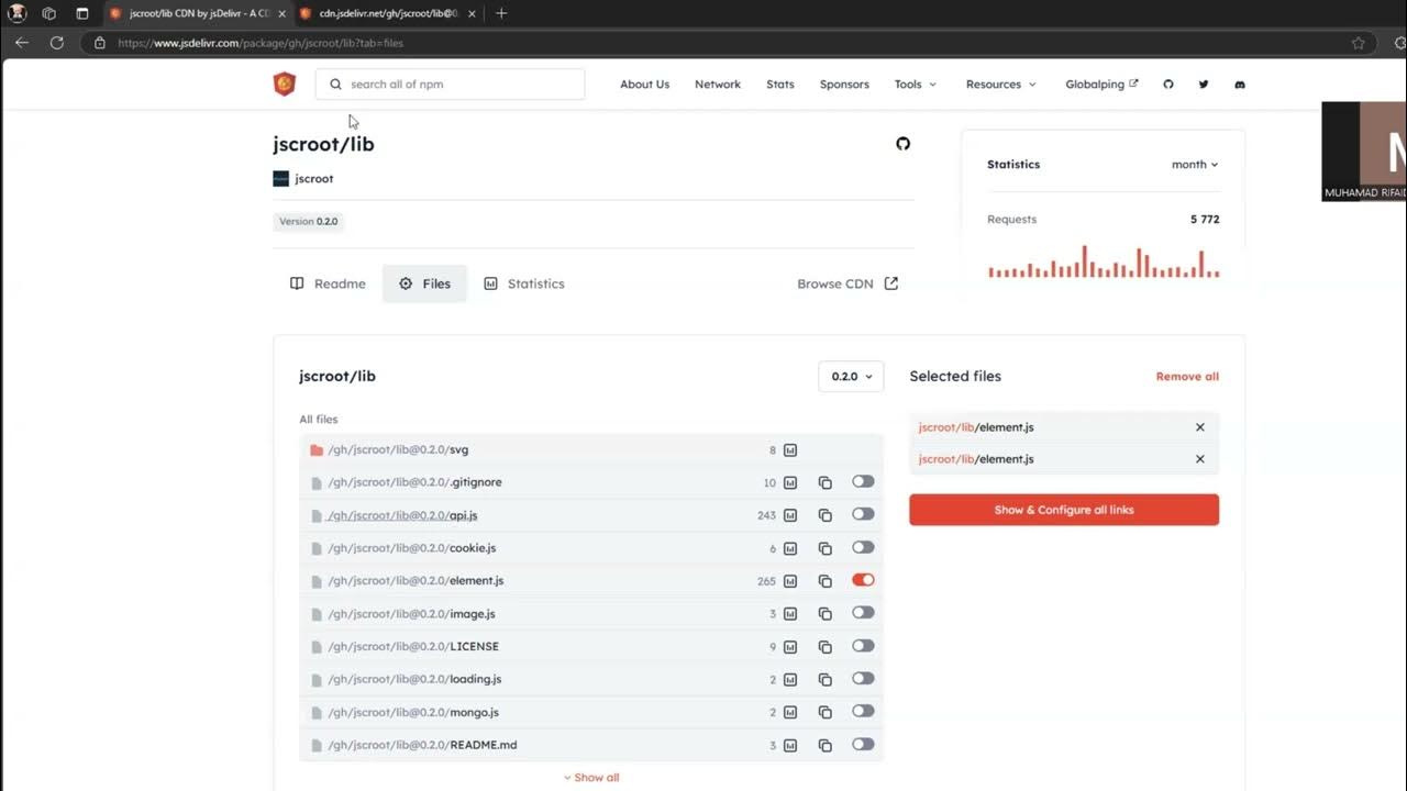 Tutorial Cara Mengaplikasikan Function getJSON dengan Library dari ES Module JSCroot - YouTube