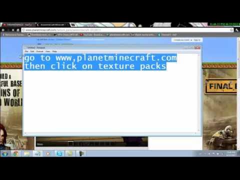 Minecraft-How to add a texture pack to your game - YouTube