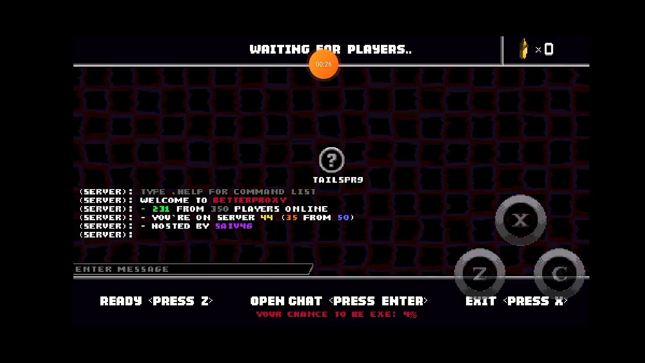 aquí les dejo el código para entrar a un server privado en sonic.exe ...