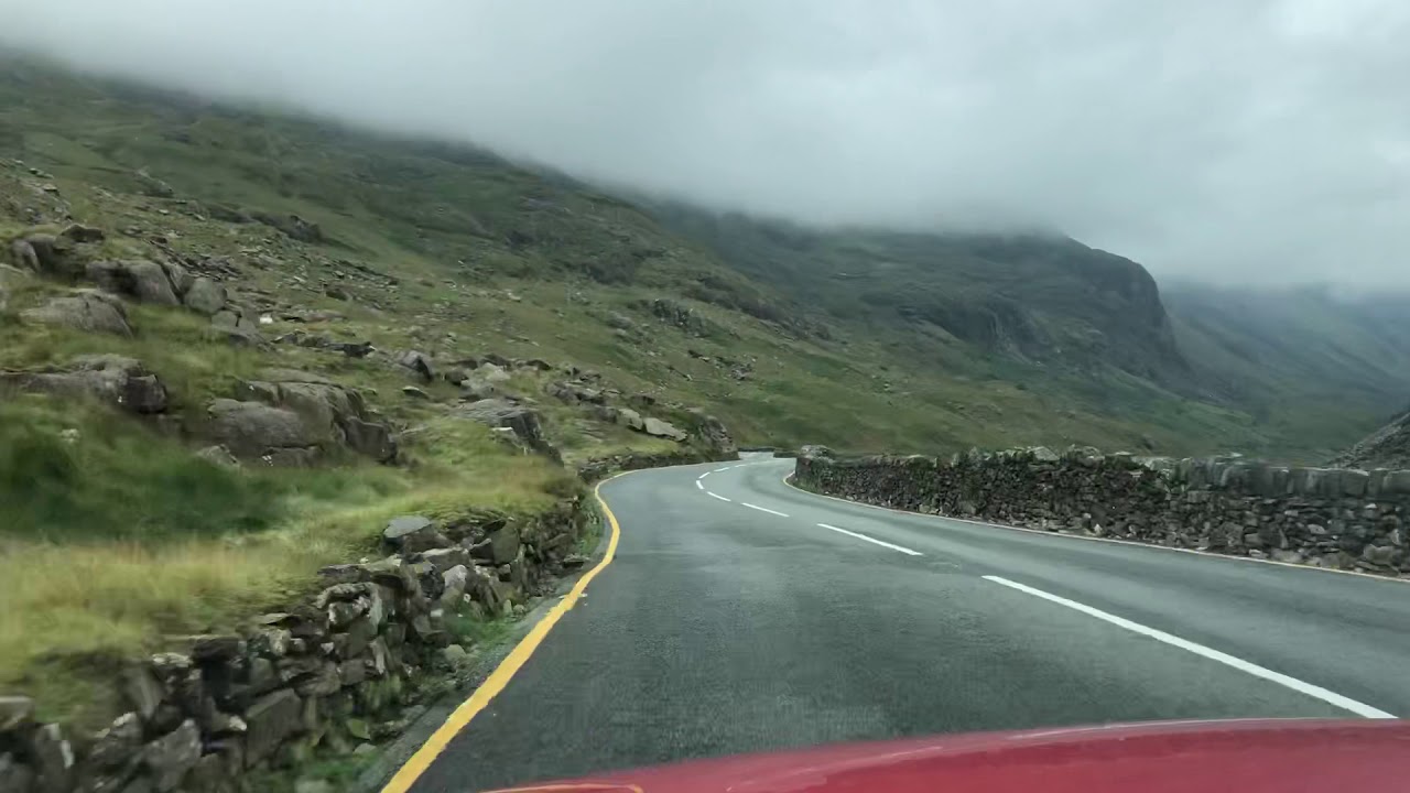 Driving through Snowdonia - YouTube
