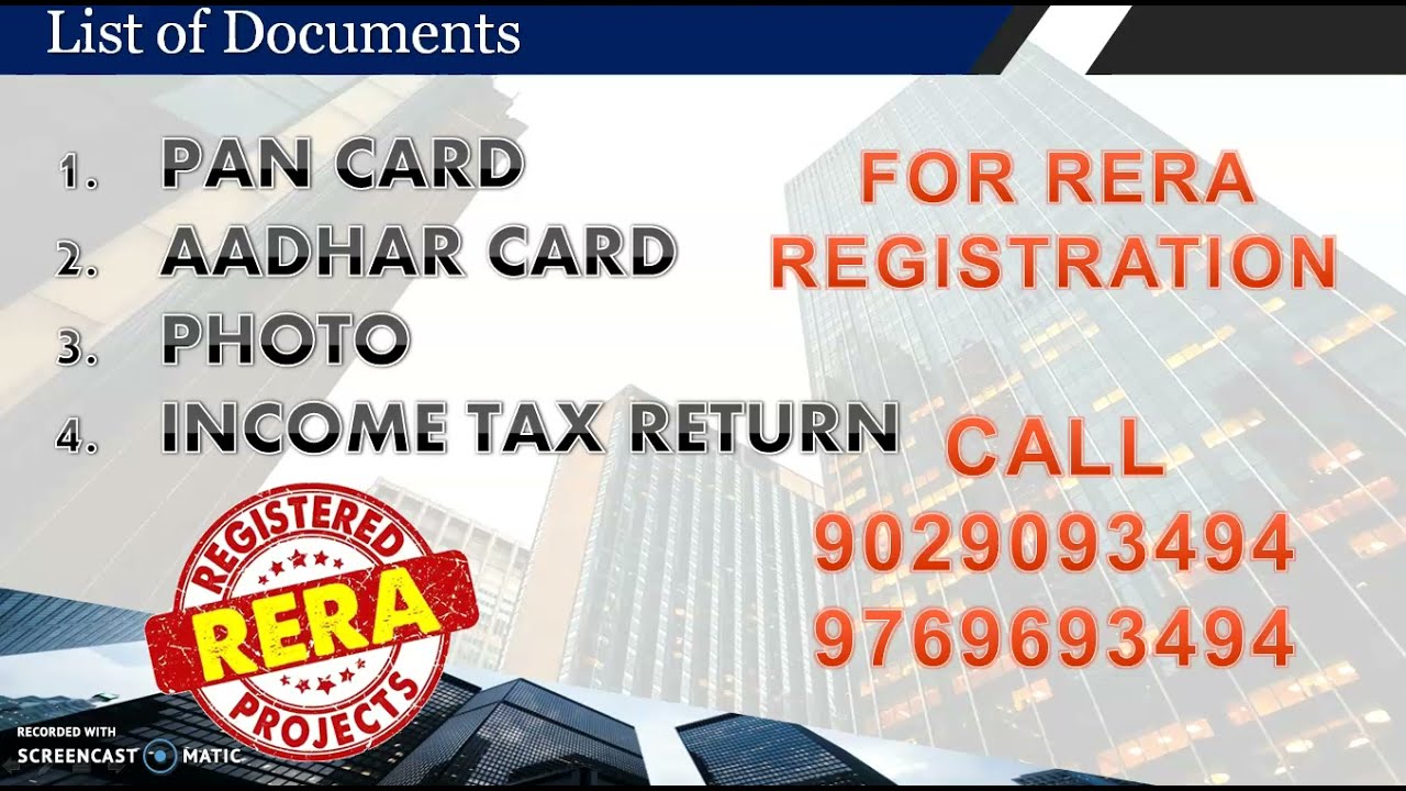 RERA REGISTRATION MAHARASHTRA #maharera - YouTube