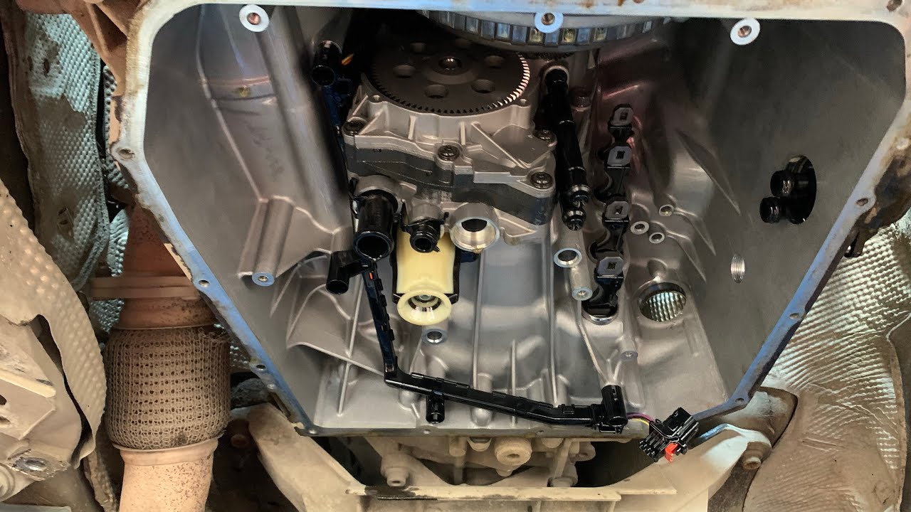 Ремонт мехатроника dl501 - YouTube