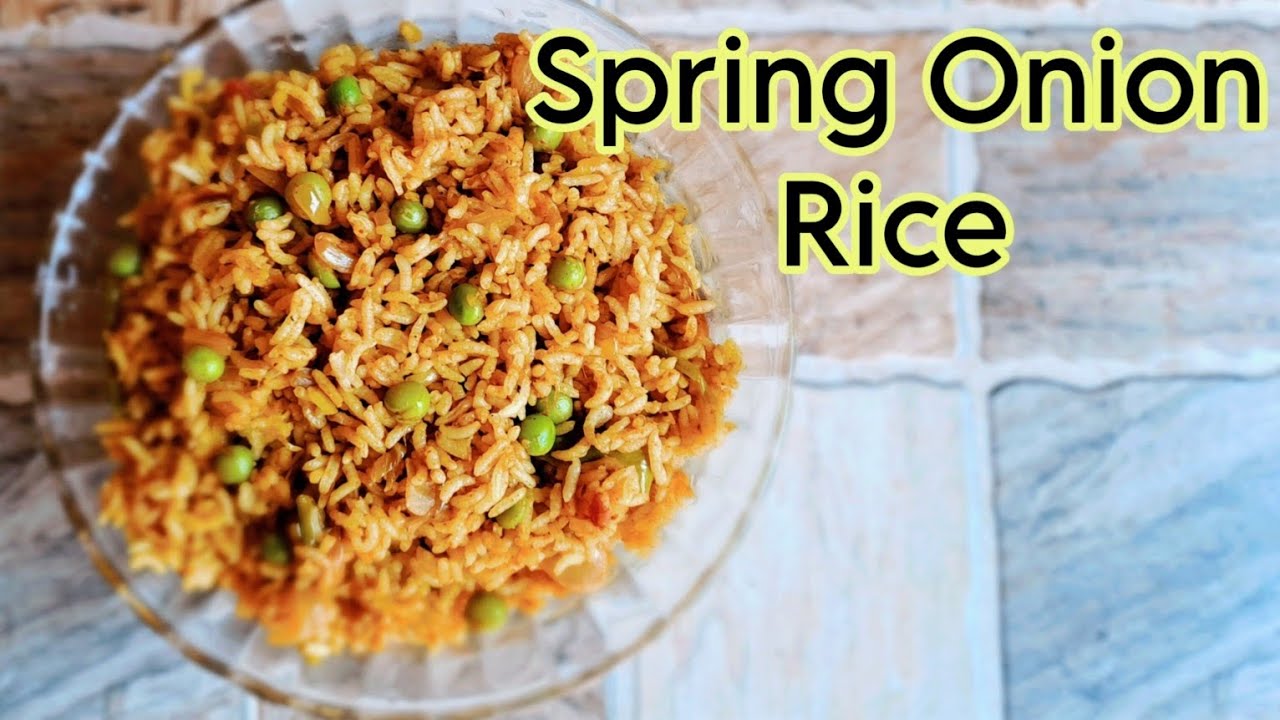 Lunch box Recipe |Spring Onion Rice In Tamil | வெங்காயத்தாள் சாதம் ...
