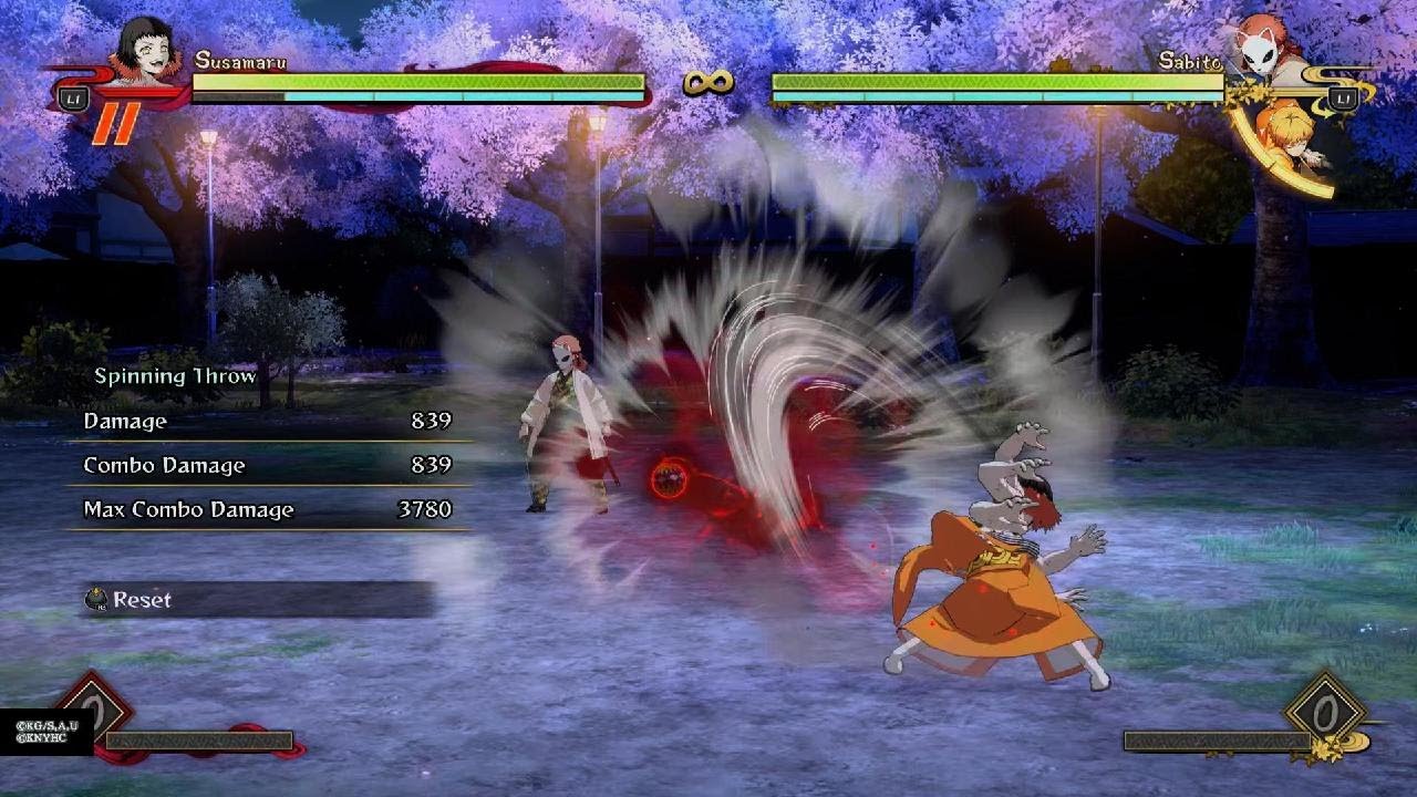 Susamaru Combo From Projectile! Demon Slayer Hinokami Chronicles ...