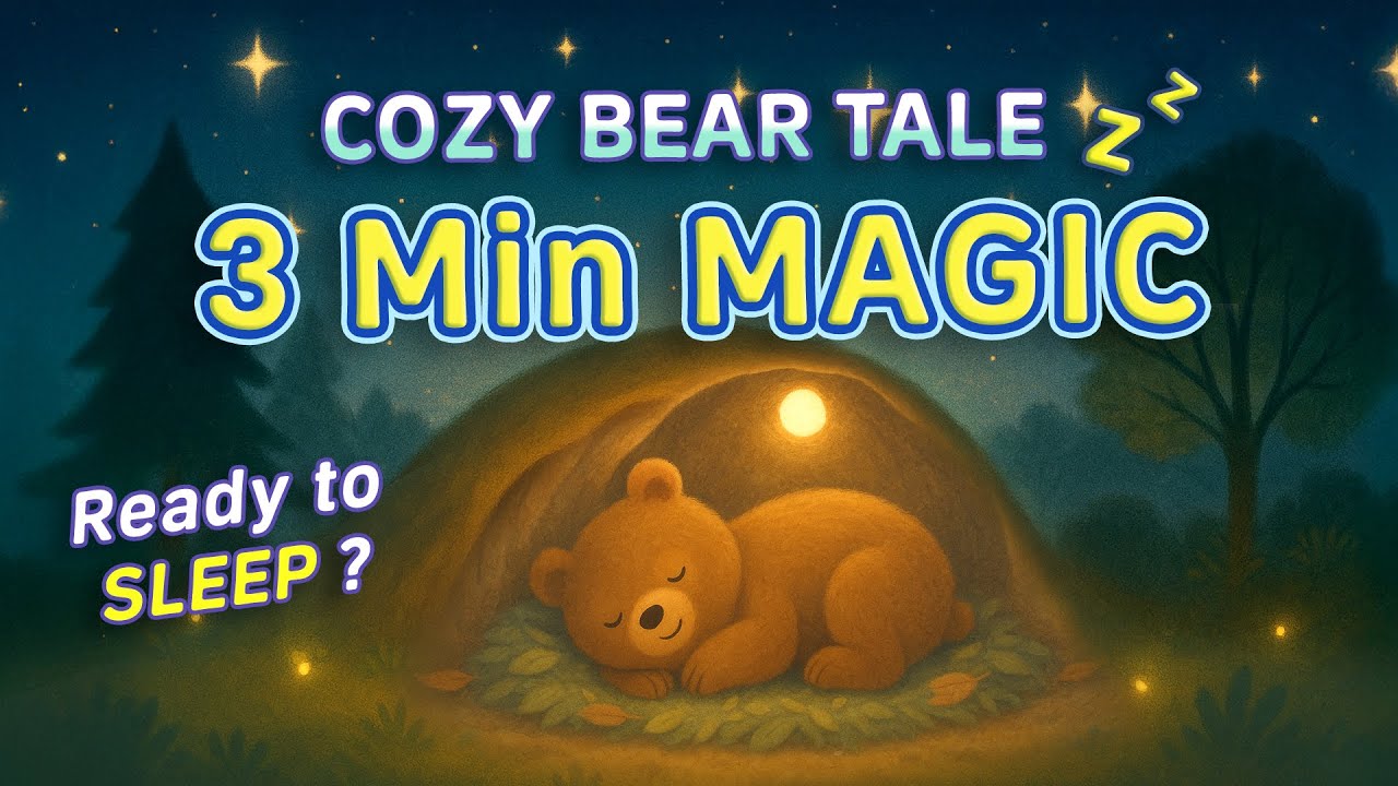 Goodnight Little Bear 🌙 Bedtime Story For Toddlers Sleep Faster! 💤 ...