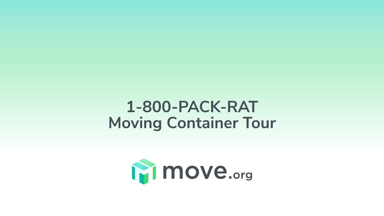 1-800-PACK-RAT Moving Container Tour - YouTube