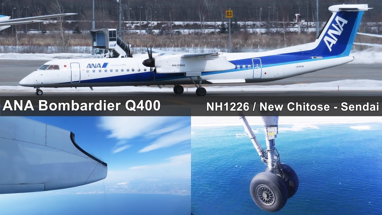 Trip Report | ANA Bombardier Q400 New Chitose to Sendai - Airplane ...