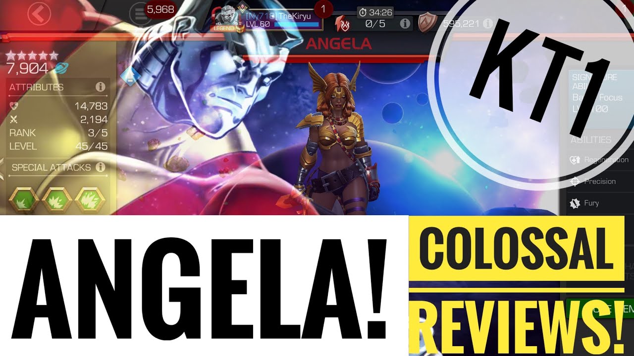 Colossal Reviews! Angela! Lady With A Difficult Past! - YouTube