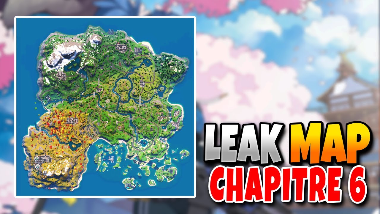 *LEAK* Map Chapitre 6 de Fortnite elle est dingue - YouTube