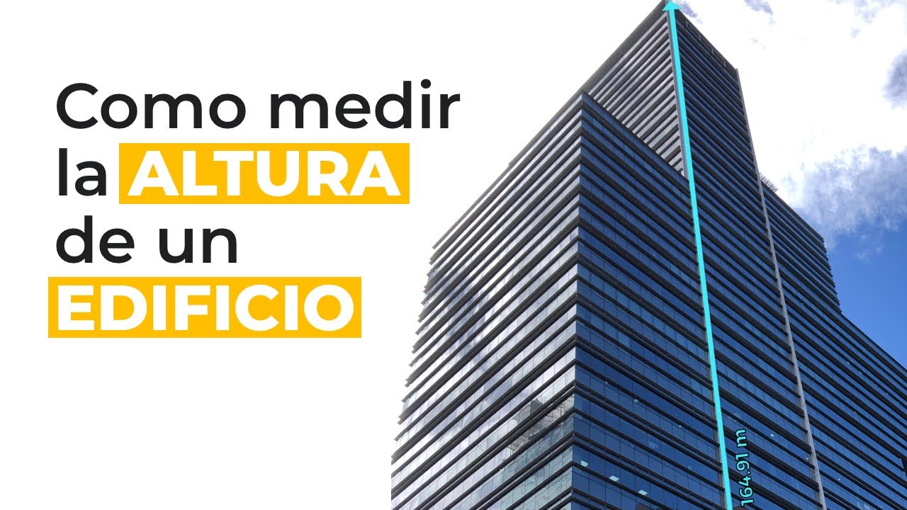 Como Medir la Altura de un Edificio en Segundos (usando una APP gratuita) - YouTube