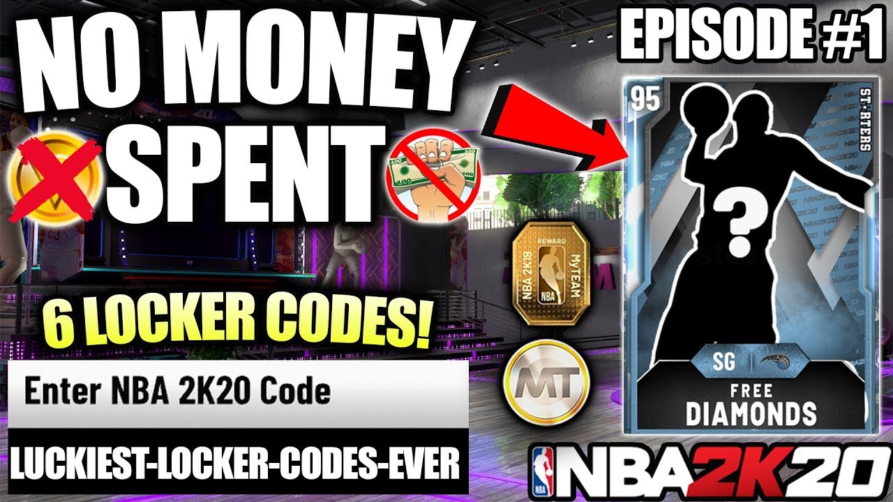 NBA 2K20 NO MONEY SPENT #1 - LUCKIEST LOCKER CODES EVER WITH SO MANY ...