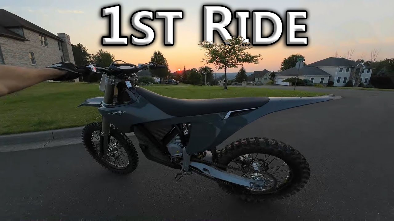 Stark Varg FIRST Ride HIGH SPEED Hill Climbs - YouTube