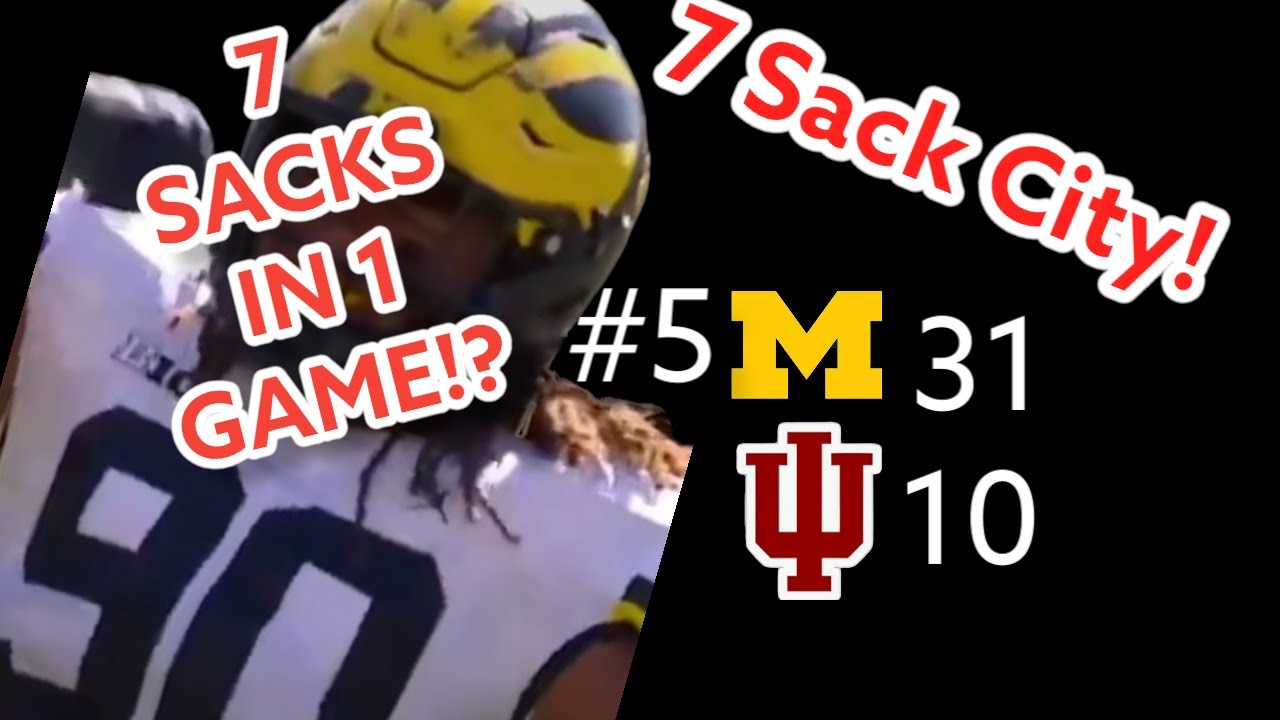 #4 Michigan vs Indiana | 2022 College Football Highlights | Big Ten ...