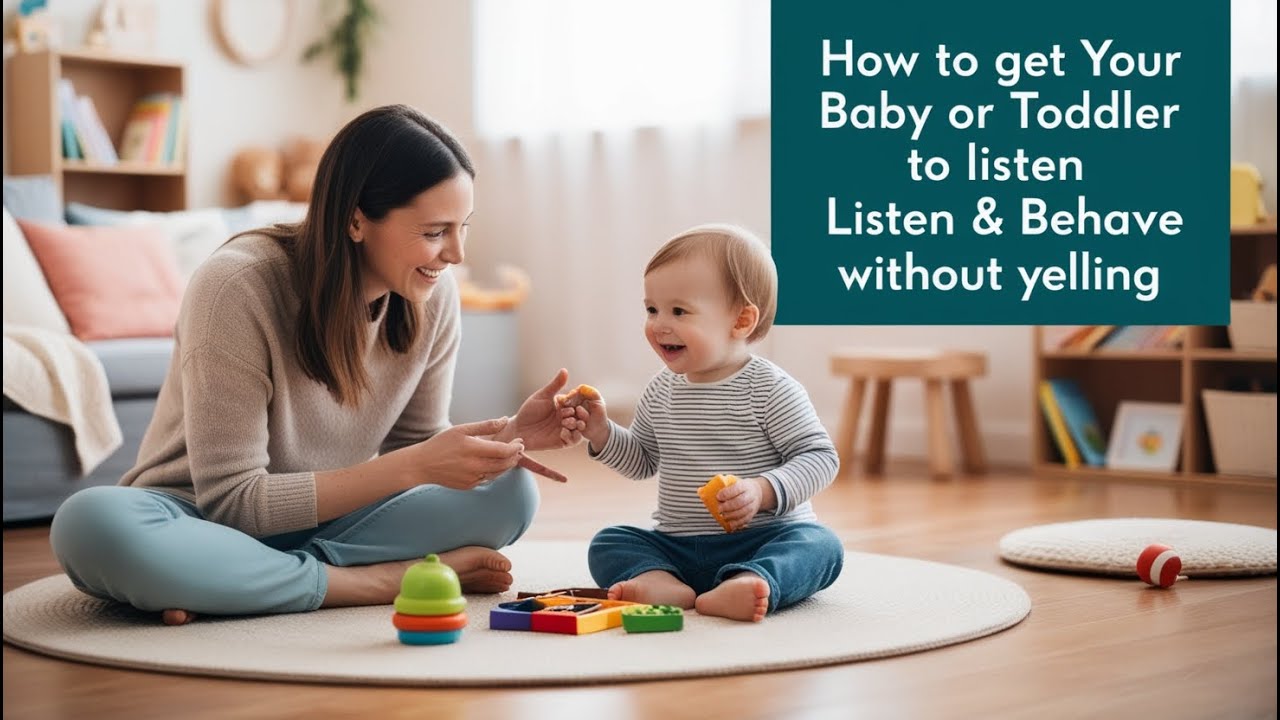 How to Get Your Baby or Toddler to Listen & Behave Without Yelling 👶 ...