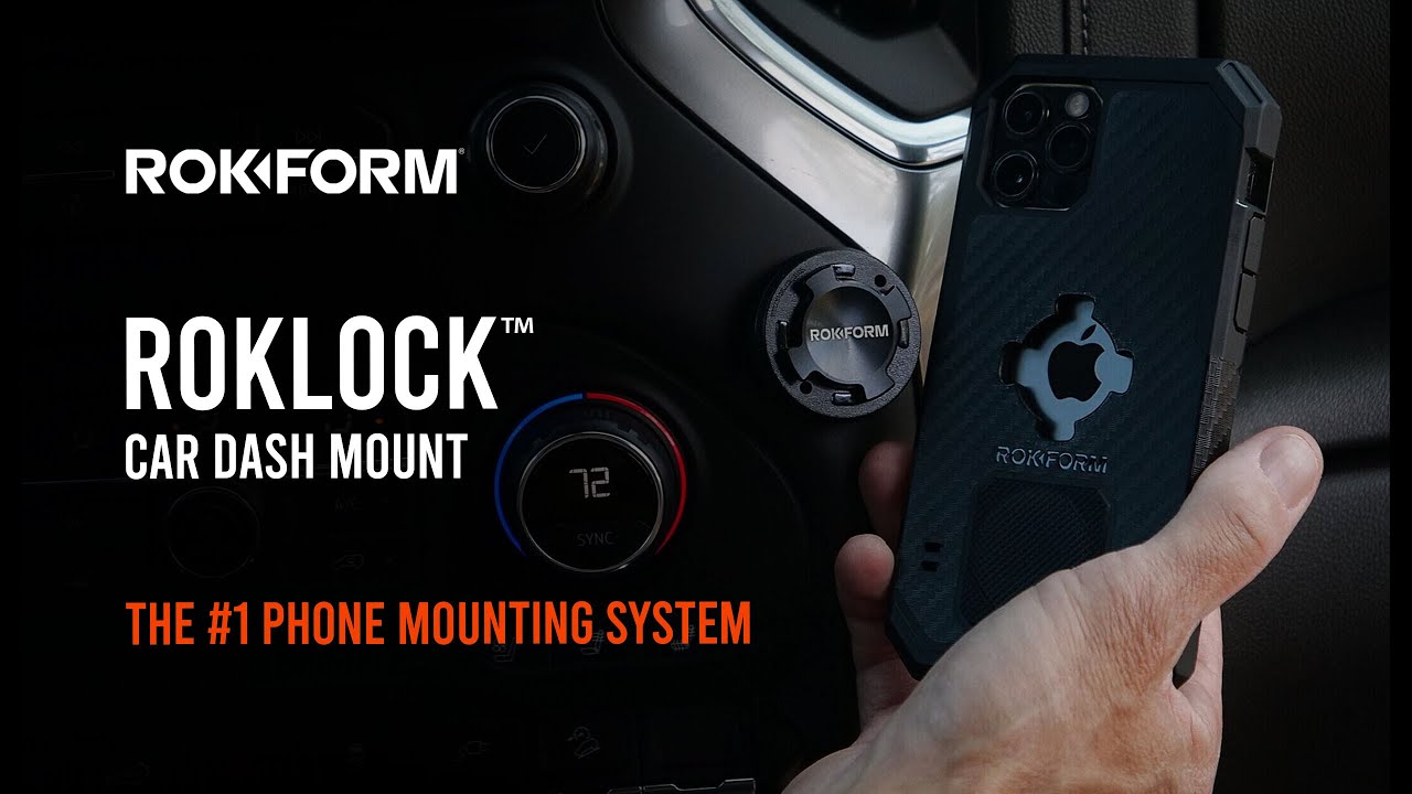 ROKFORM RokLock Car Dash Mount | See How it Works - YouTube
