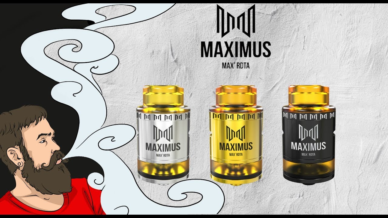 Vape обзор №213. Oumier Maximus RDTA Приятно... - YouTube