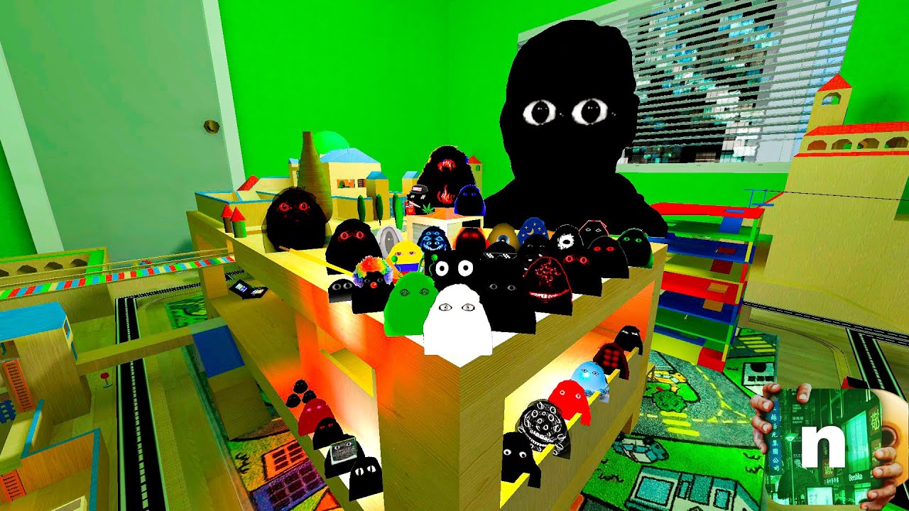 Angry MUNCI Family in LARGE ROOM with TOYS! | Nico's Nextbots Garry's ...