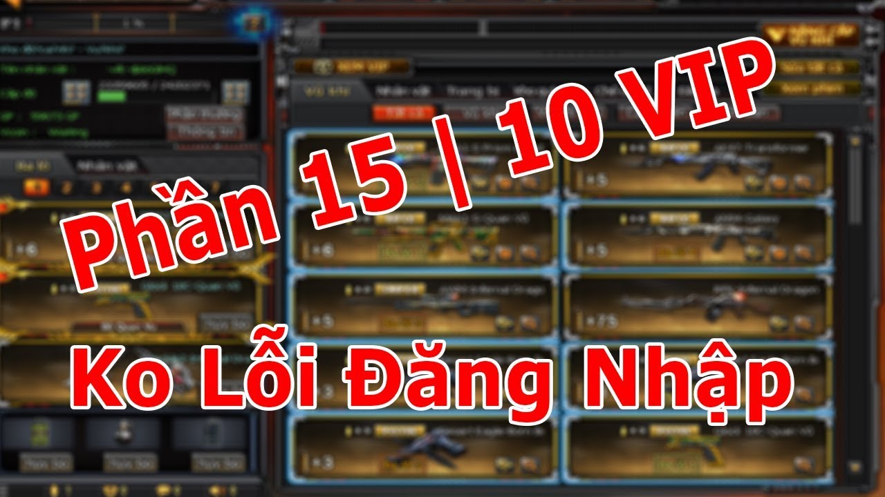 Share ACC CF 10 VIP | Acc Ko Lỗi Đăng Nhập | Phần #15 - YouTube