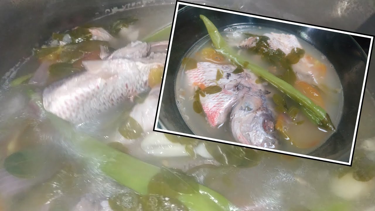 KUSIDONG DALAGANG BUKID WITH MALUNGGAY (SINABAWANG ISDA WITH CALAMANSI ...